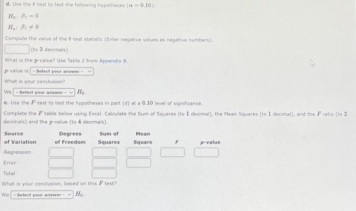 Solved Given are five observations for two variables, x and | Chegg.com