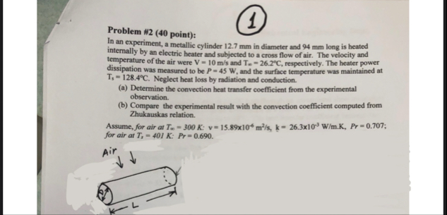 Solved Problem #2 (40 ﻿point):(1)In an experiment, a | Chegg.com