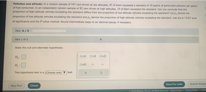 Solved Pollution and attitude: In a random sample of 347 | Chegg.com