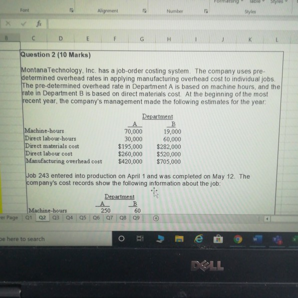 Solved PUMUS Font Alignment Number Styles o co Question 2 | Chegg.com