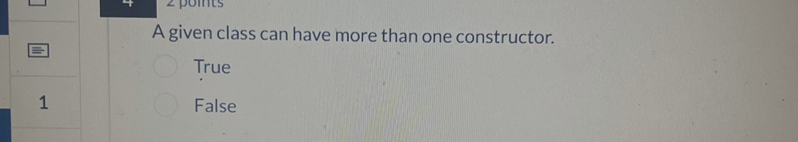 Solved A given class can have more than one | Chegg.com