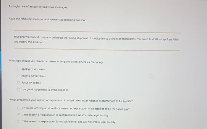 3. Composing Effectlve Negative Messages Use the | Chegg.com