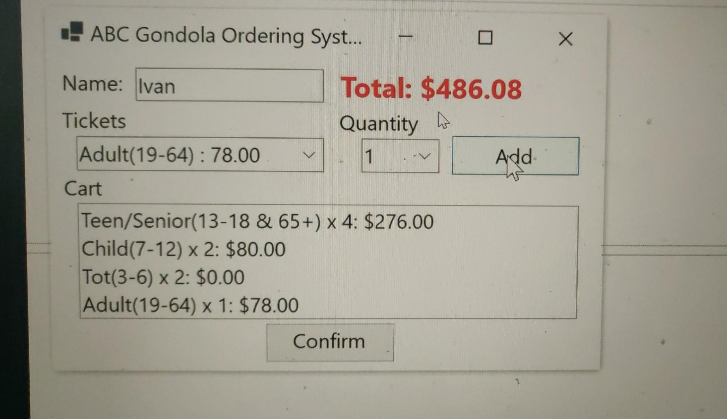 Solved Description You are asked to write a C# Window | Chegg.com