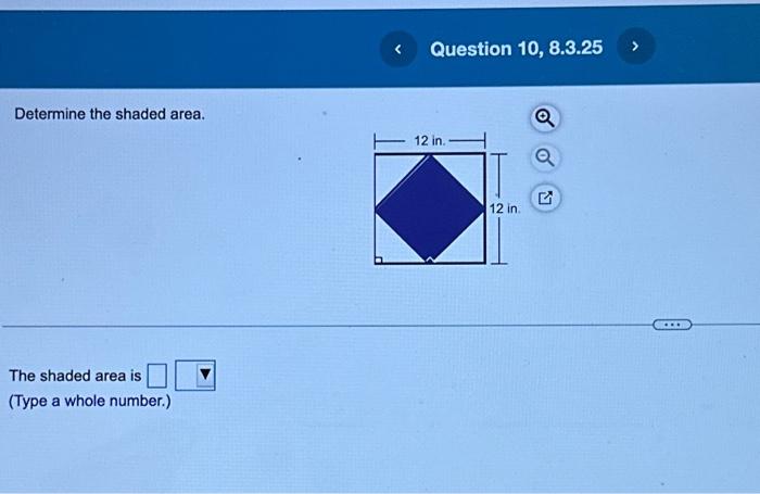 Solved Determine the shaded area. The shaded area is (Type a | Chegg.com