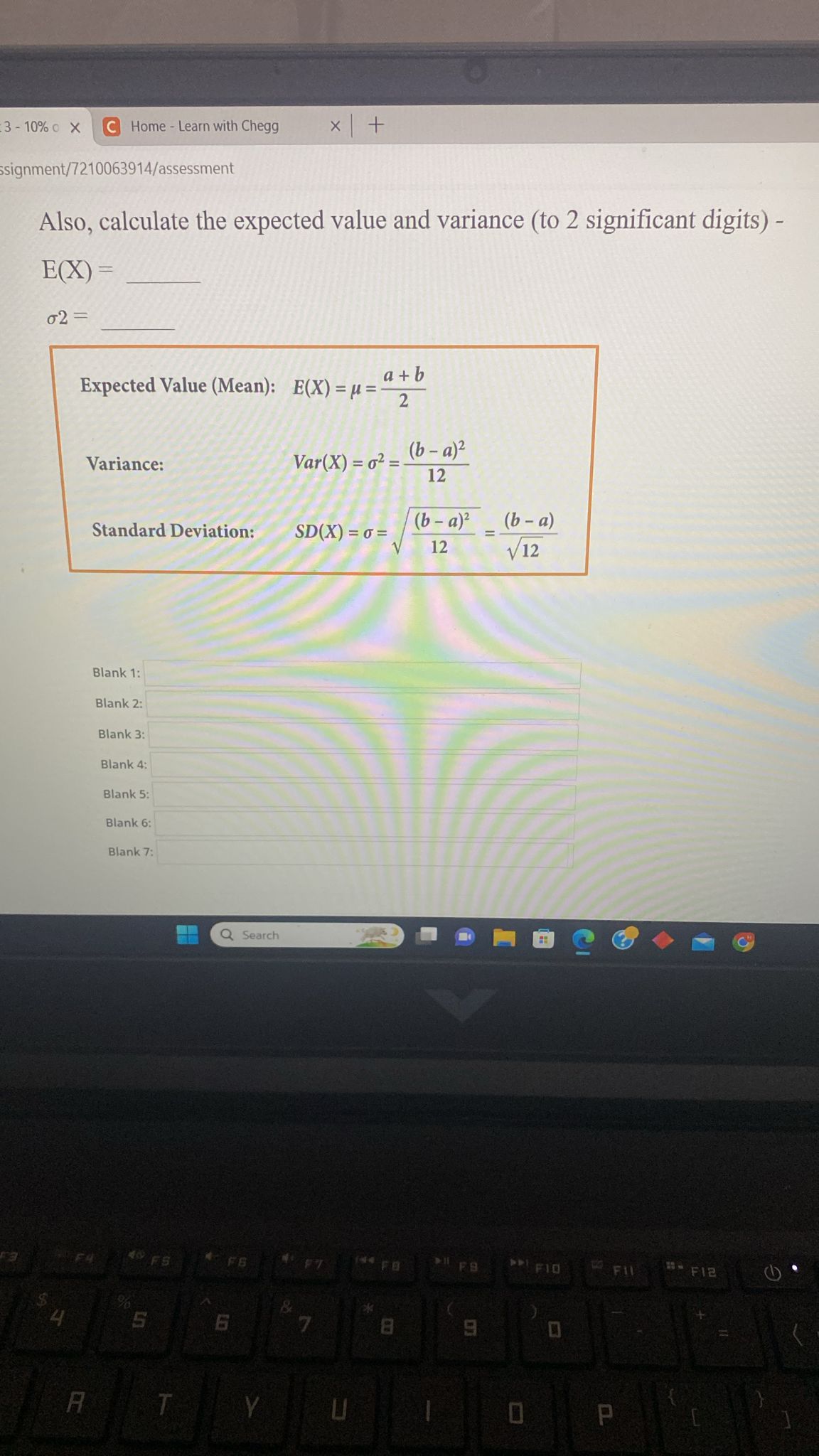 Also, calculate the expected value and variance (to 2 | Chegg.com