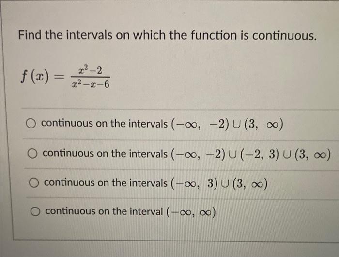 Solved Find the intervals on which the function is | Chegg.com
