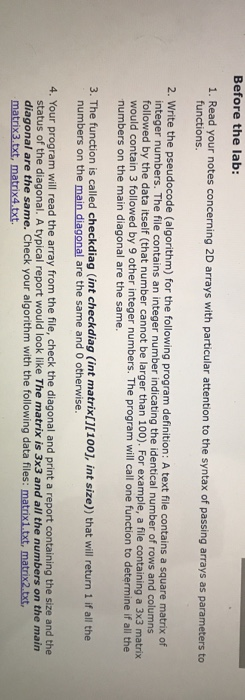 Solved Using C language geany. please label the 2 exercises | Chegg.com