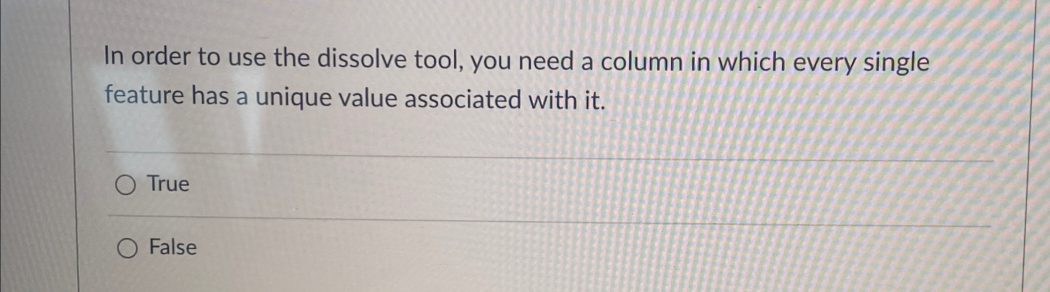 Solved In order to use the dissolve tool, you need a column | Chegg.com