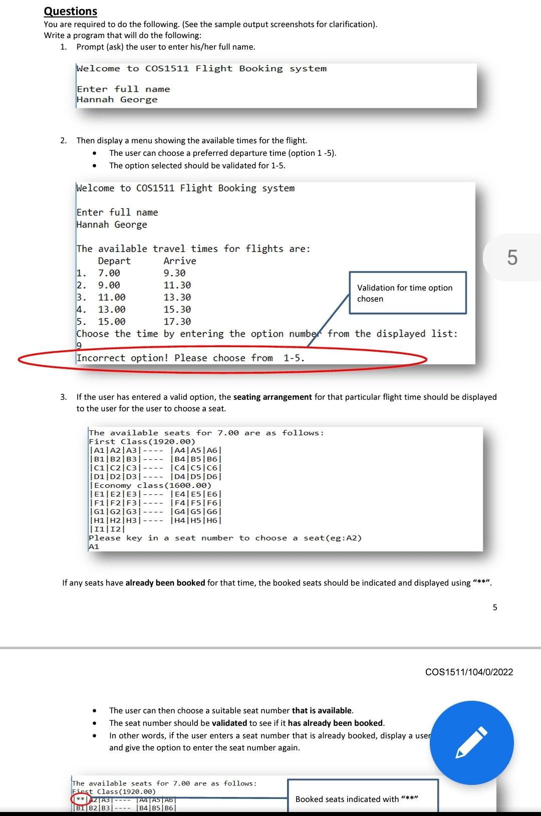 Solved Introduction You are required to write a program that | Chegg.com
