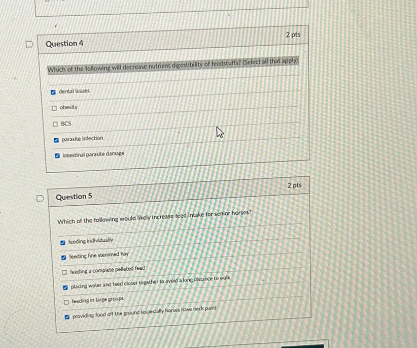 Solved Question 42 ﻿ptsWhich of the following will decrease | Chegg.com