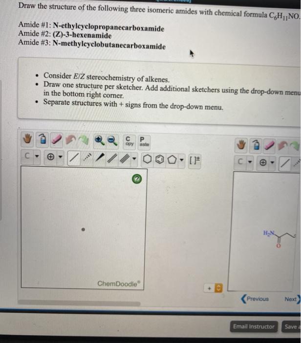 Solved Draw the structure of the following three isomeric | Chegg.com