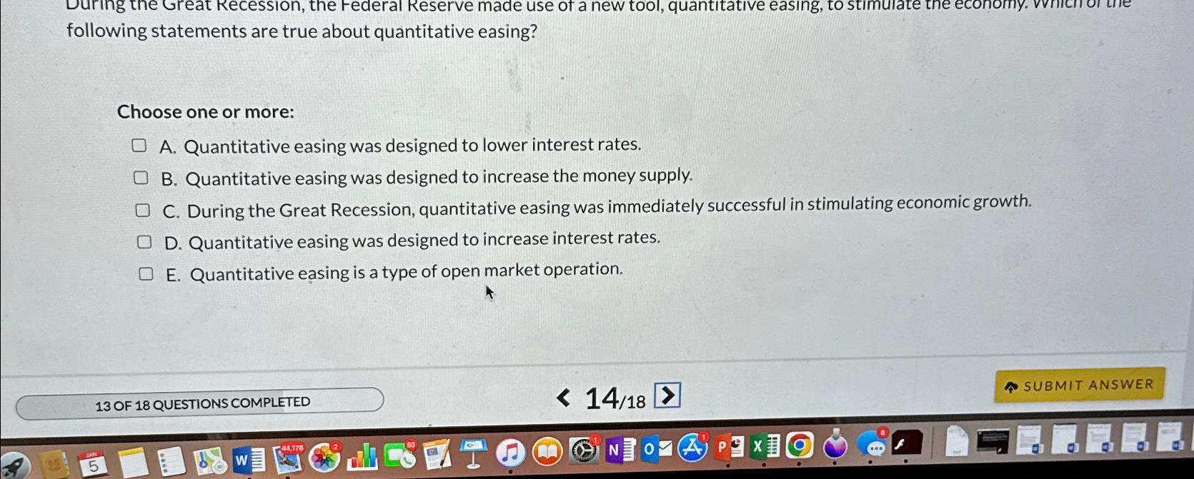 Solved following statements are true about quantitative | Chegg.com