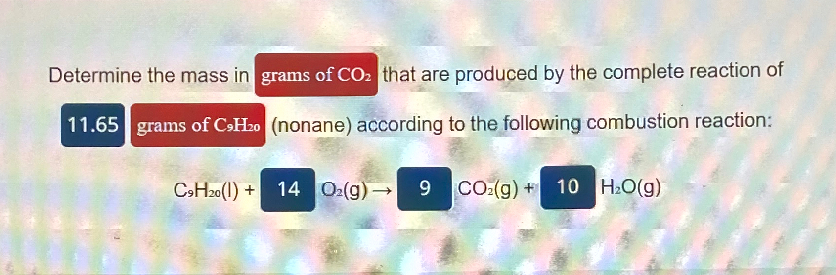 Solved Determine the mass in that are produced by the | Chegg.com