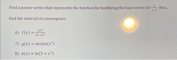Solved Find a power series that represents the function by | Chegg.com