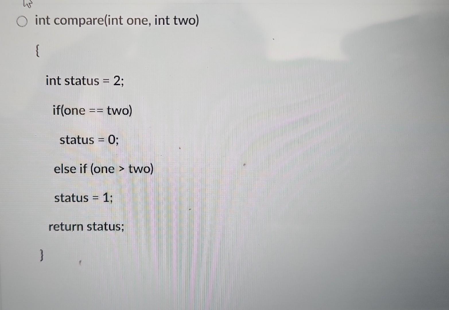 Solved Which function below best performs the following | Chegg.com