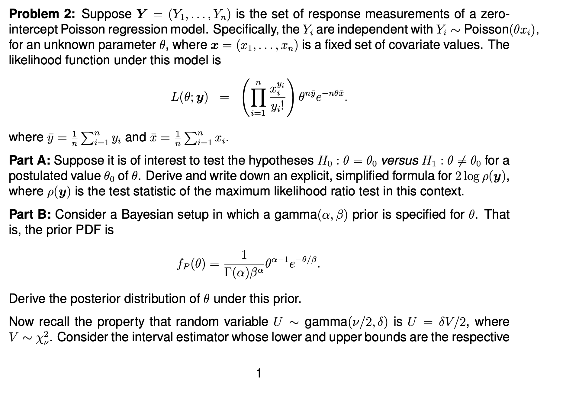 Solved α2 ﻿and 1-α2 ﻿quantiles of the posterior distribution | Chegg.com