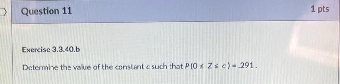 Solved Determine the value of the constant c such that | Chegg.com