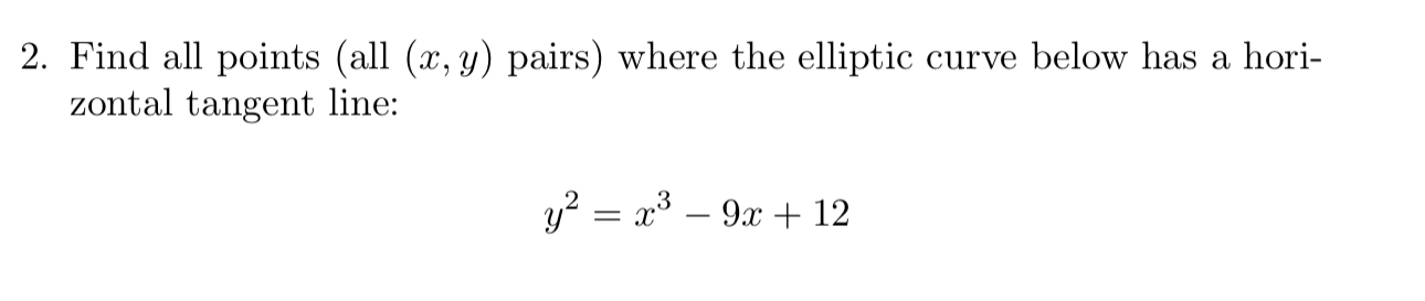Solved Find all points (all (x,y) ﻿pairs) ﻿where the | Chegg.com