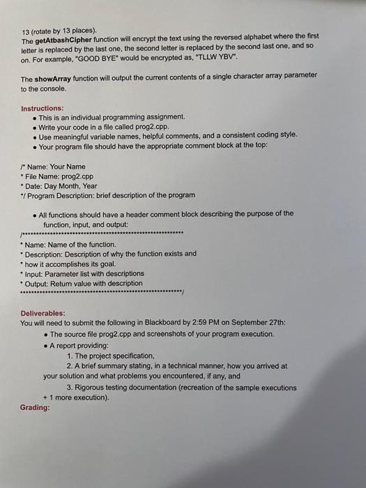 Solved - To gain experience with arrays. Overview: | Chegg.com