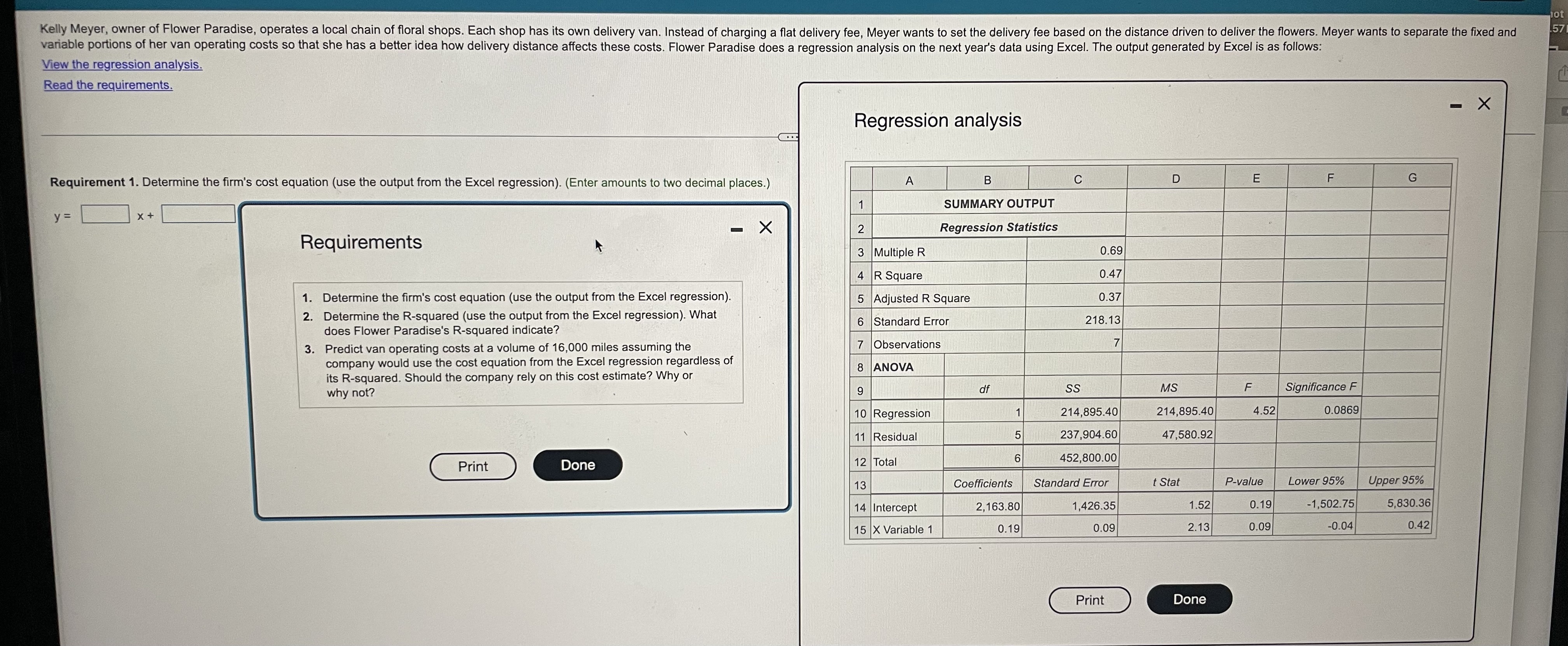 Solved help with all requirements please Kelly Meyer, | Chegg.com