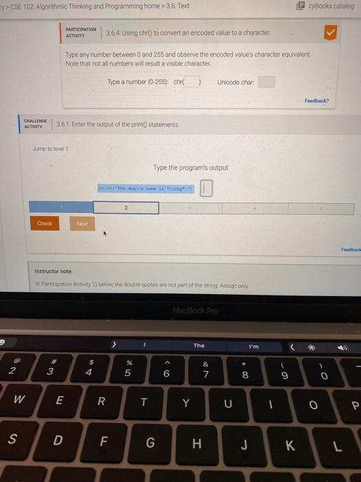 Solved My Cse 102 Algorithmic Thinking And Programming Home 6468