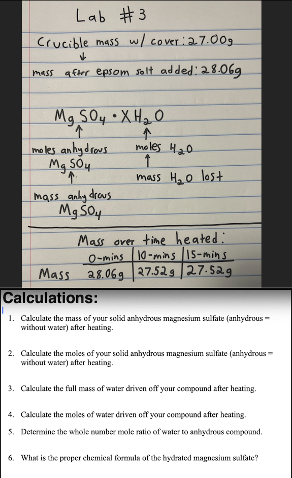 Solved Please help me with the following Chemistry | Chegg.com