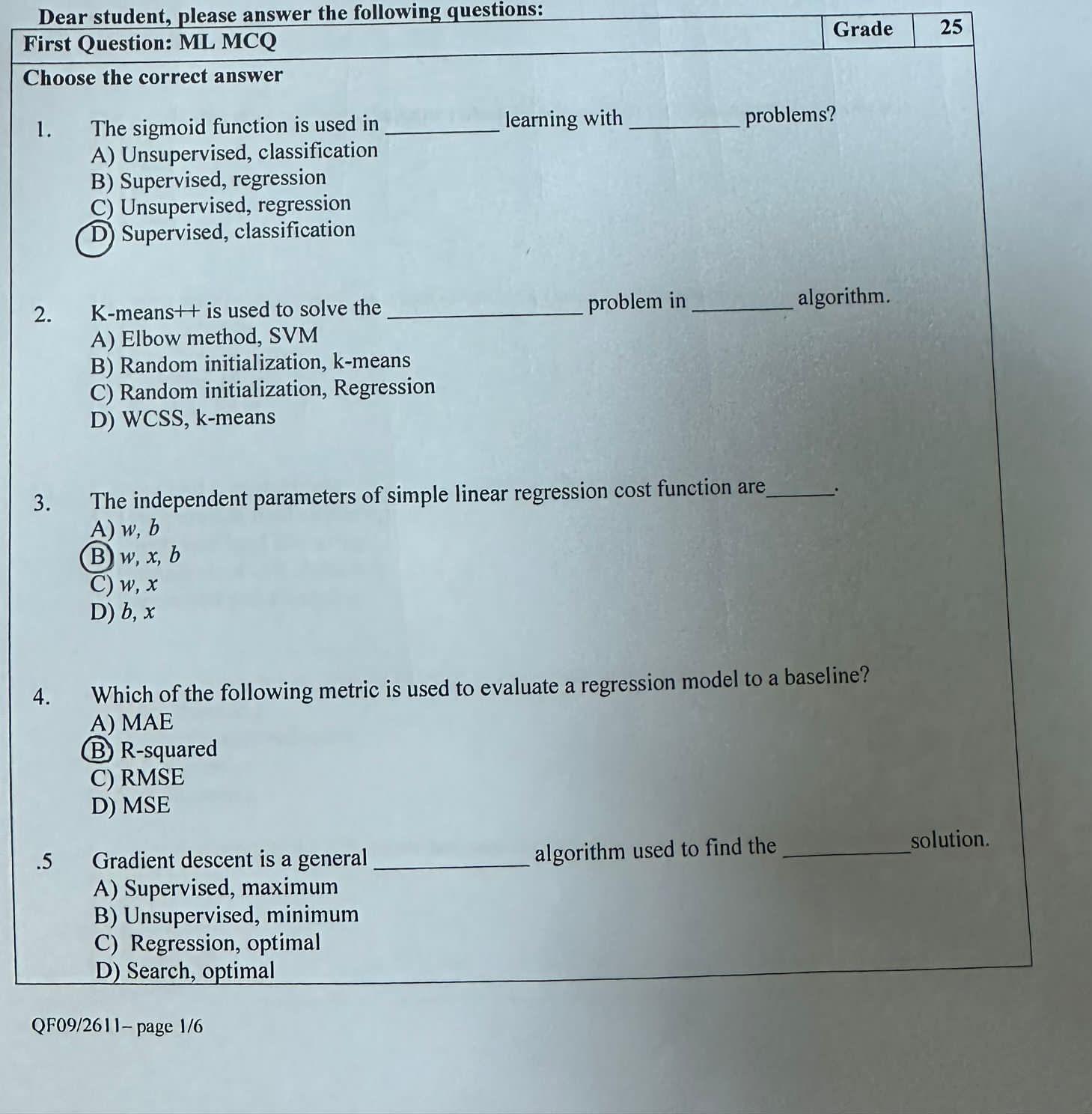 Solved Dear student, please answer the following | Chegg.com