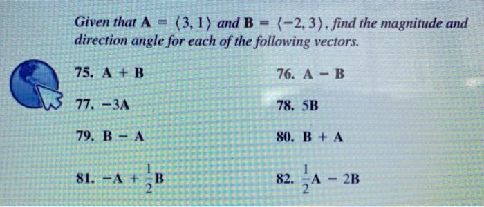 Solved Determine whether each pair of vectors is parallel, | Chegg.com