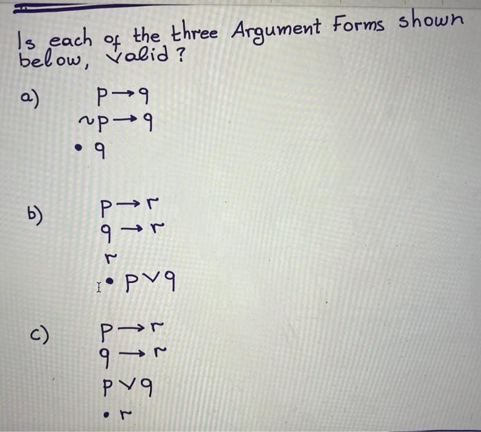 Solved Discrete Structures - please answer each segment of | Chegg.com