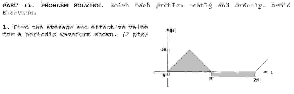 Solved PART II. PROBLEM SOLVING. Solve each problem neatly | Chegg.com Solved PART II. PROBLEM SOLVING. Solve each problem neatly | Chegg.com