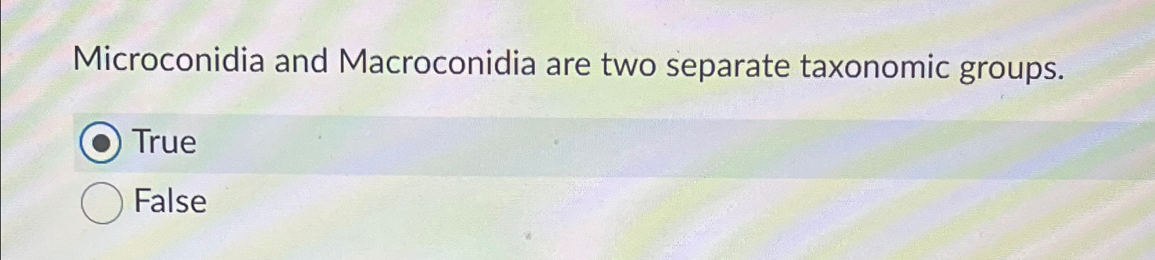 Solved Microconidia and Macroconidia are two separate | Chegg.com