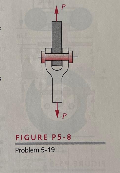 Solved 19 Determine the size of the clevis pin shown in | Chegg.com