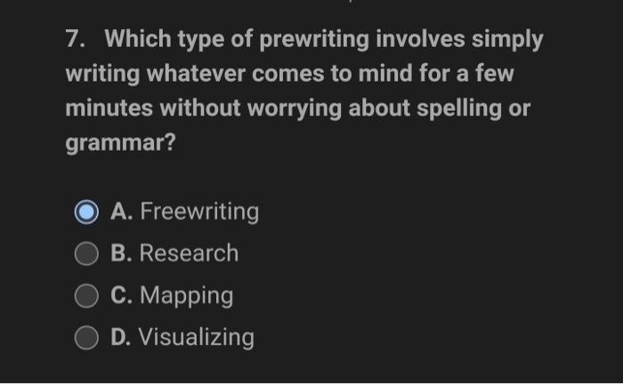 Solved 5. Which type of visual outline starts with a topic | Chegg.com