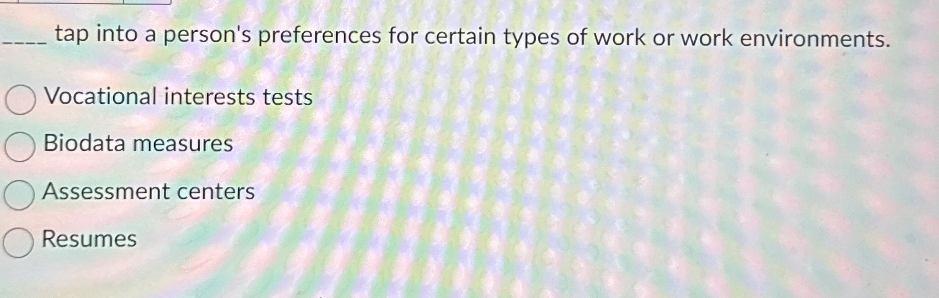 tap into a person's preferences for certain types of | Chegg.com