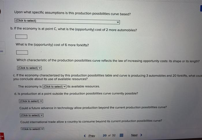 Solved Refer to the following production possibilities table | Chegg.com