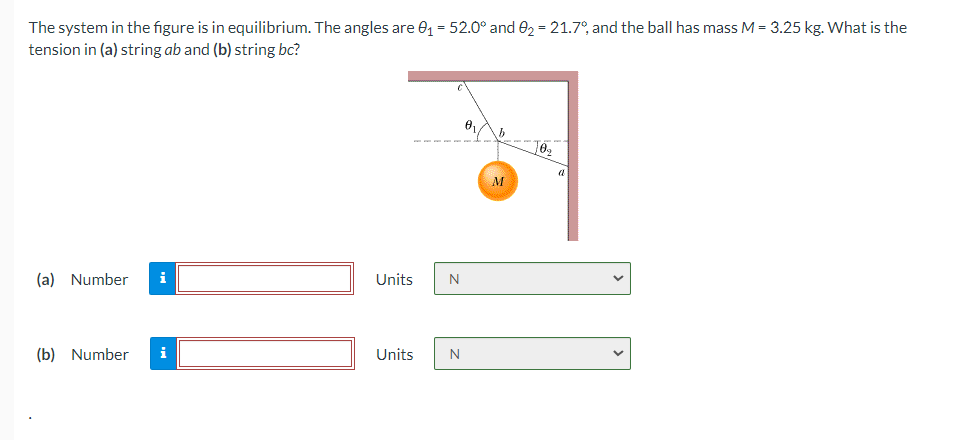 Solved The system in the figure is in equilibrium. The | Chegg.com