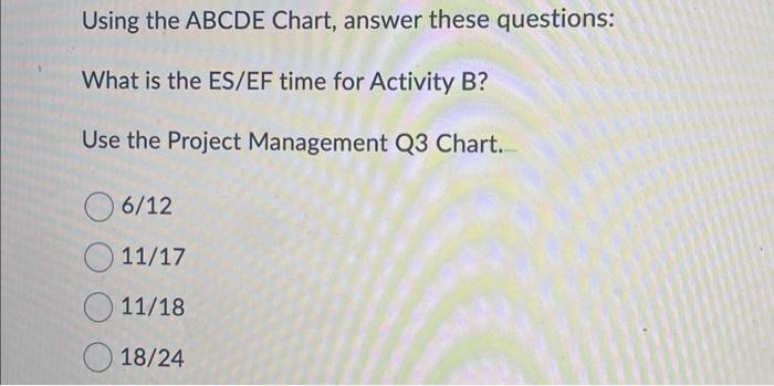 Solved Using the ABCDE Chart, answer these questions: What | Chegg.com