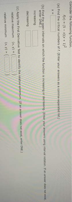 Solved Consider the following function. x2 f(x) = x² - 49 | Chegg.com