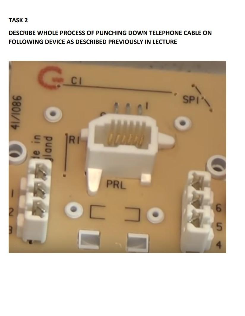 Solved LAB ASSIGNMENT 3 HOW TO MAKE TELEPHONE CABLE Q1. What | Chegg.com