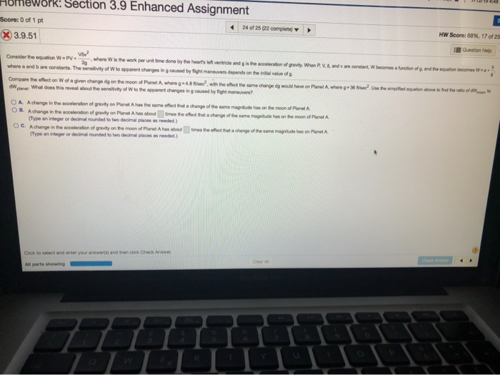 Solved Homework Section 3 9 Enhanced Assignment Score 0 Of