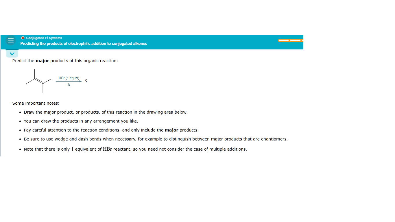 Solved Predict the major products of this organic reaction: | Chegg.com