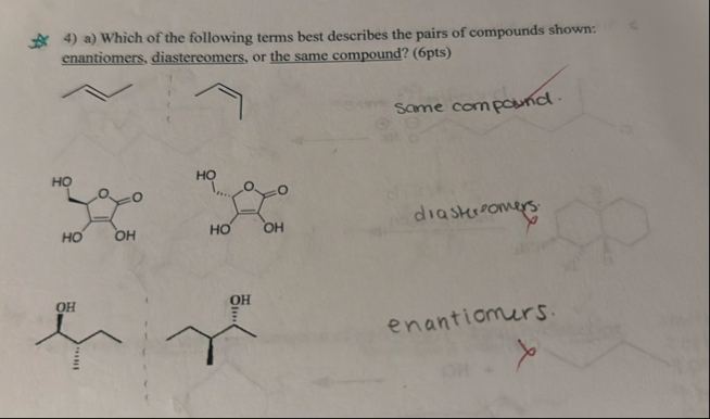 Solved a) ﻿Which of the following terms best describes the | Chegg.com