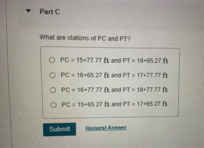 Solved Compute L,T,E,M,LC,R, and stations of the PC and PT | Chegg.com