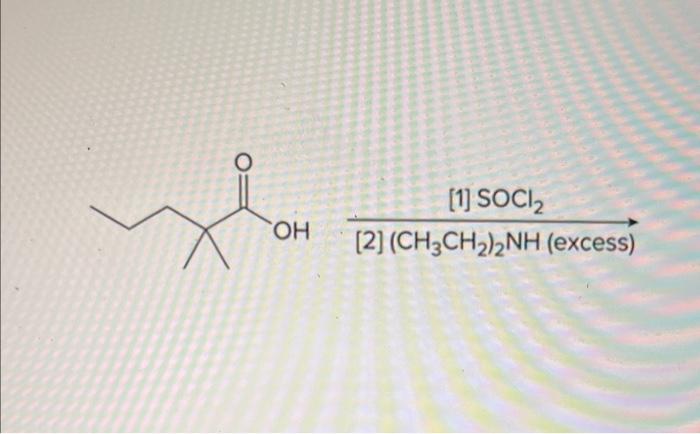 Solved [1] (CH3CH2)2NH (excess) | Chegg.com