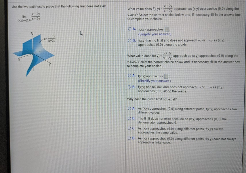 Solved Use the two-path test to prove that the following | Chegg.com