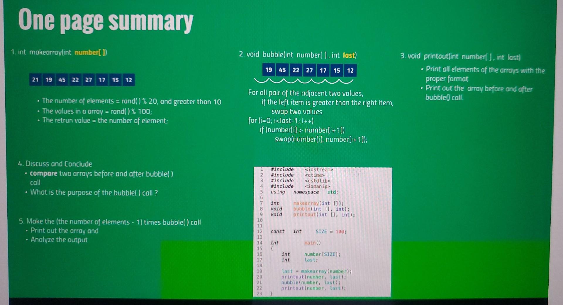 Solved 4. Discuss and Conclude - compare two arrays before | Chegg.com