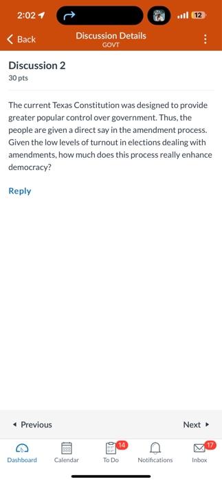 The current Texas Constitution was designed to | Chegg.com