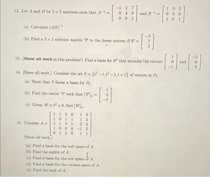Solved 4. Find all solutions of each linear system, using | Chegg.com