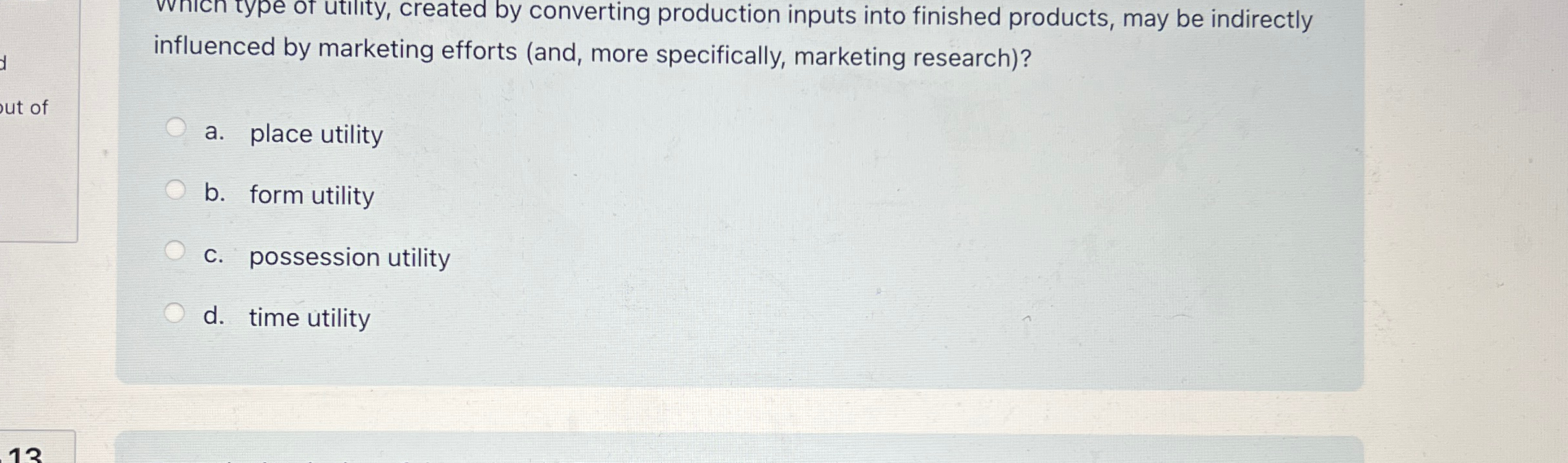 Solved Wricn type of utility, created by converting | Chegg.com