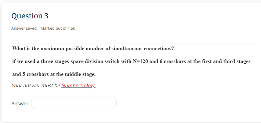 Solved What is the maximum possible number of simultaneous | Chegg.com